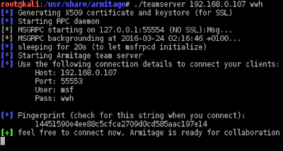 Cómo usar Metasploit en Armitage desde 0 a modo colaborativo ~ C43S4RS