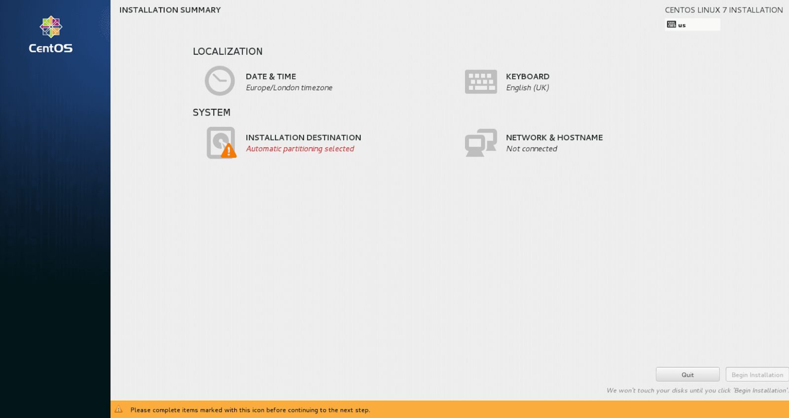 How to install centOS 7 step by step