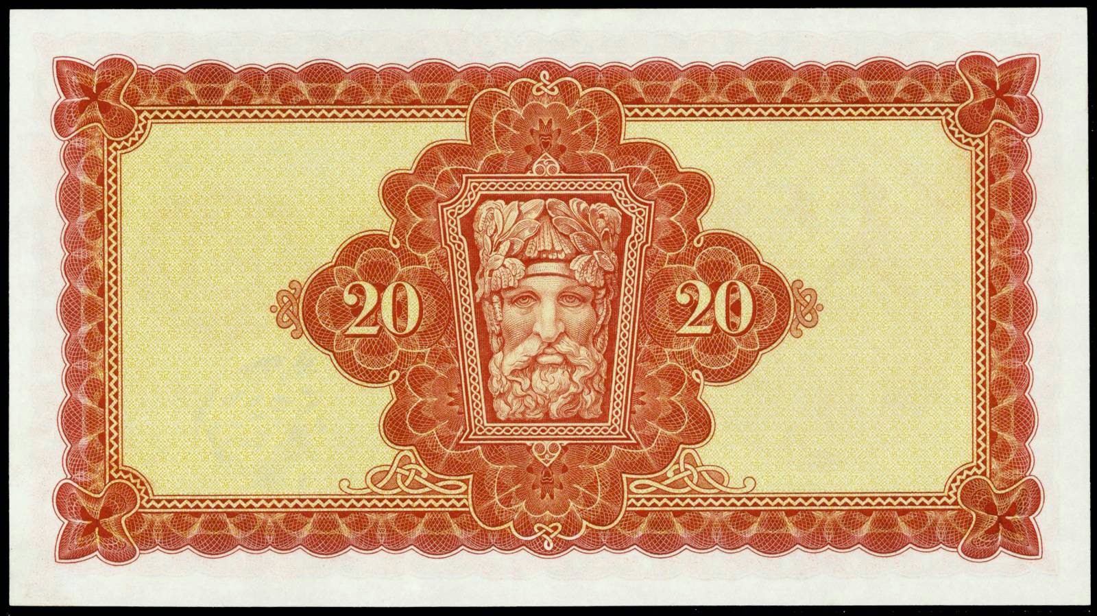 Ireland 20 Pound Note 1976 Lady Lavery|World Banknotes & Coins Pictures ...