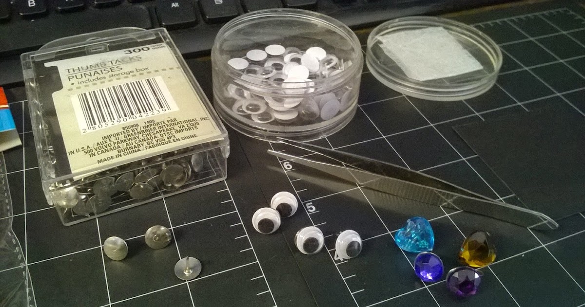 Clever Soiree: Friday Funbits - Googly Eye Push Pins