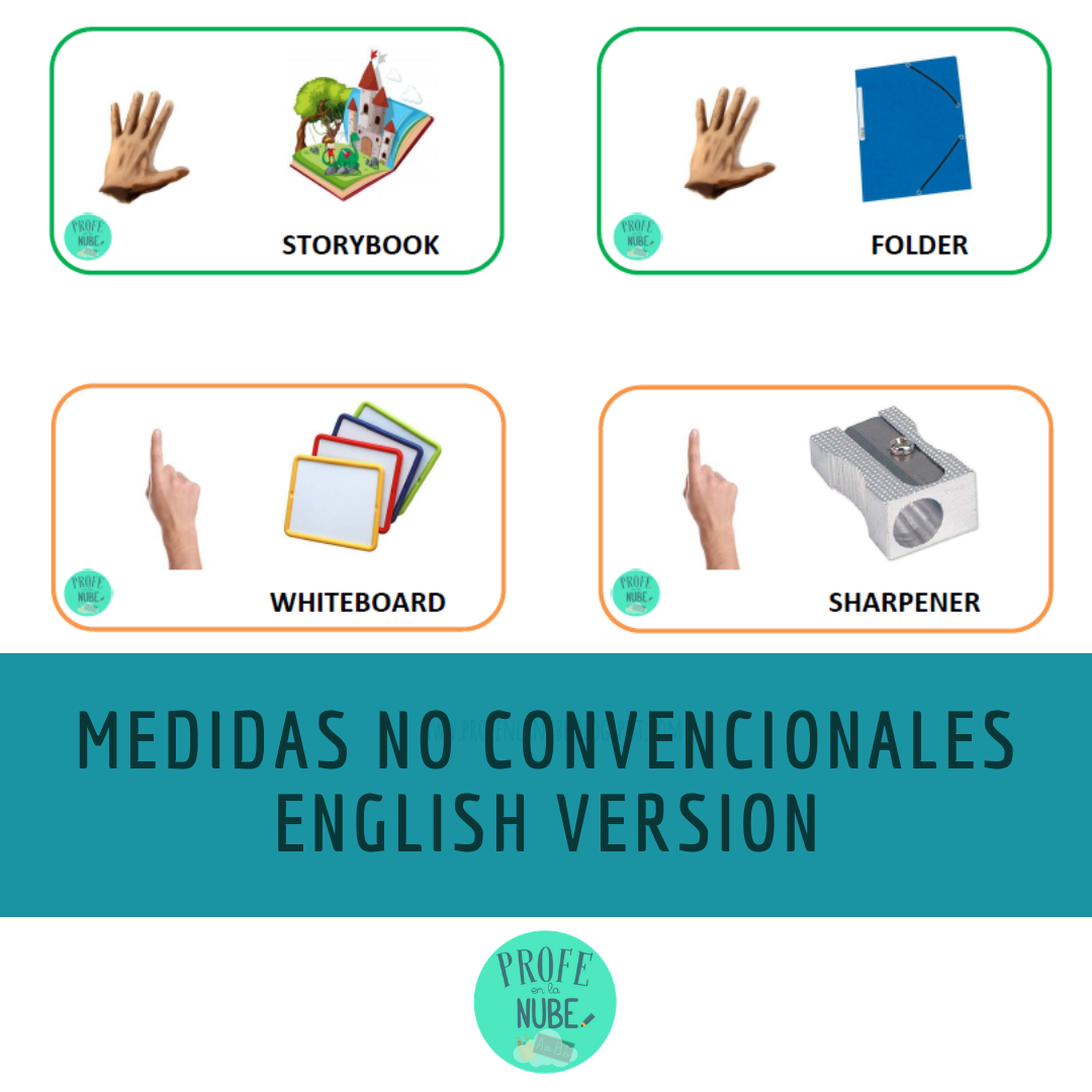 Profe en la Nube: Material descargable: Tarjetas medidas no convencionales