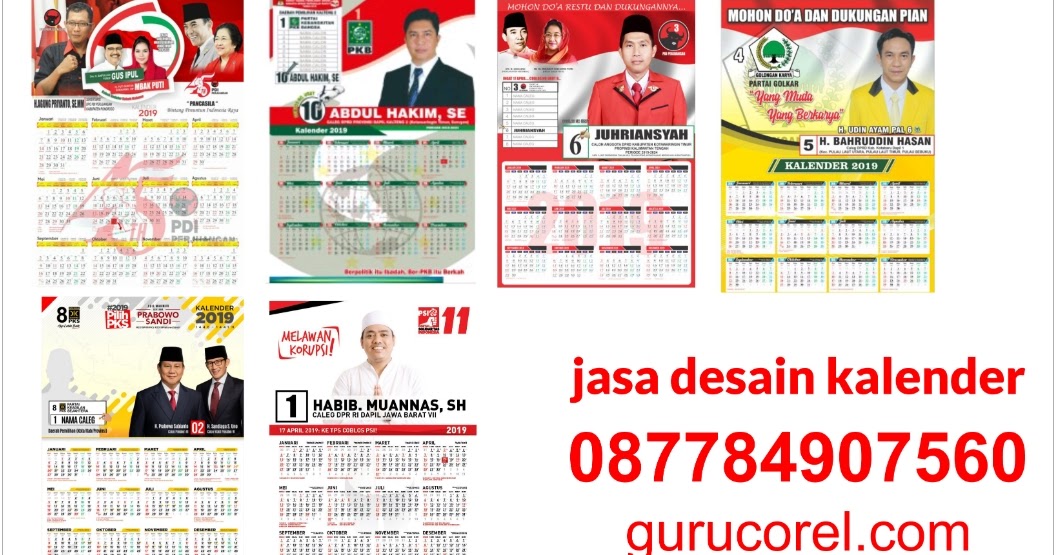 75+ Terpopuler Desain Kalender Caleg, Desain Kalender