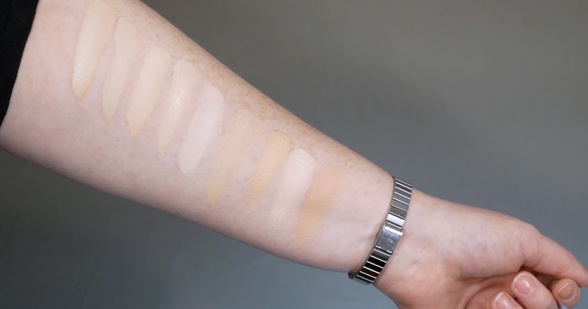 High End Concealer Swatches | Very Fair / Pale Skin | Wet and Dry