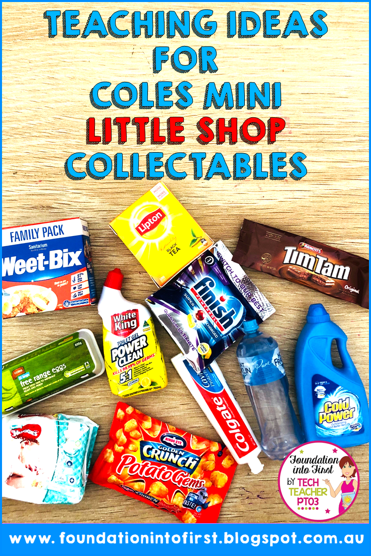 Teaching ideas for Coles Mini Little Shop Collectables | Foundation ...