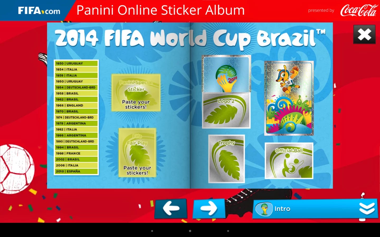 Panini Online Sticker Album ~ Apps do Android