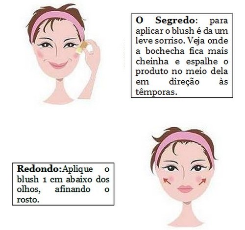 Moda e Maquiagem: Rosto redondo