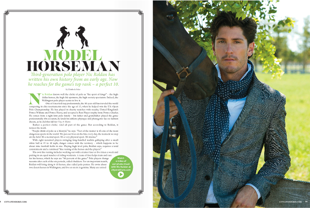 NIC ROLDAN : ARGENTINIAN POLO PLAYER & MODEL - ARGENTINIAN MALE MODELS