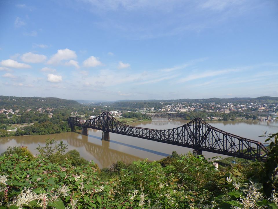 Industrial History: CSX/P&LE 1910 Bridge over Ohio River at Monaca ...