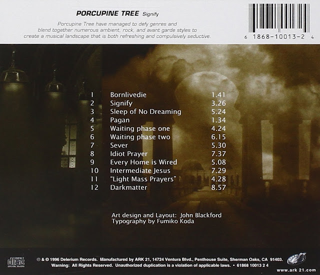 Classic Rock Covers Database: Porcupine Tree - Signify (1996)