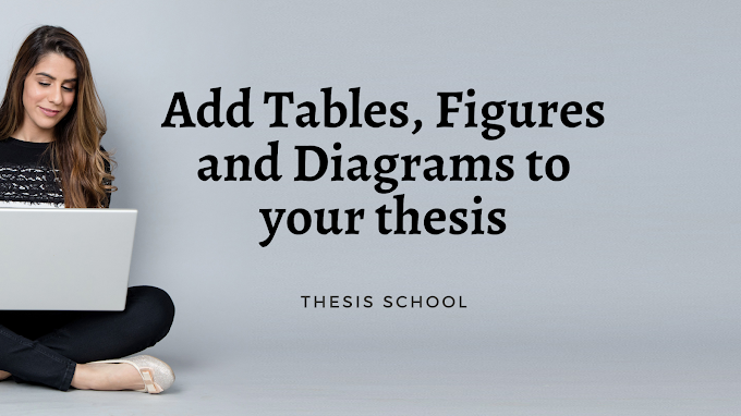 How to insert list of tables, figures and diagrams in a separate page