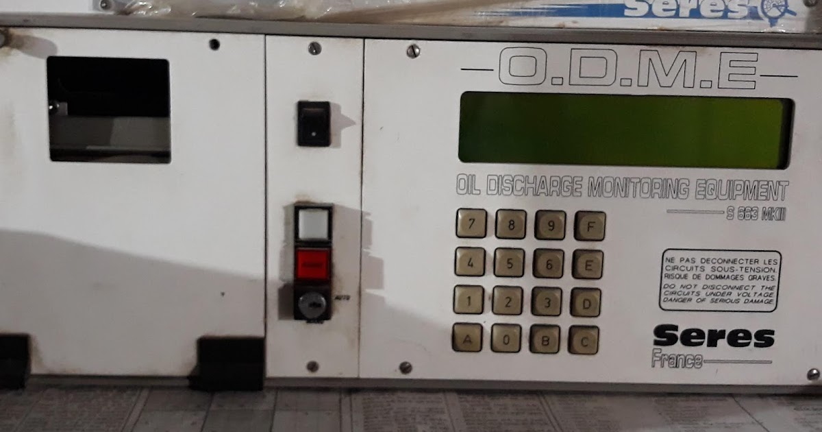 SERES ODME OIL DISCHARGE MONITORING EQUIPMENT S663 MK 2