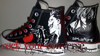 Converse All Star Customizado - Rock Your Converse!: Death Note (anime ...