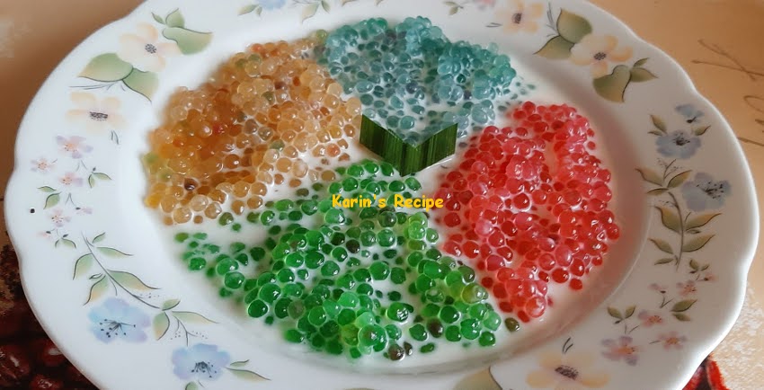 Bubur Sagu Besar Warna Warni