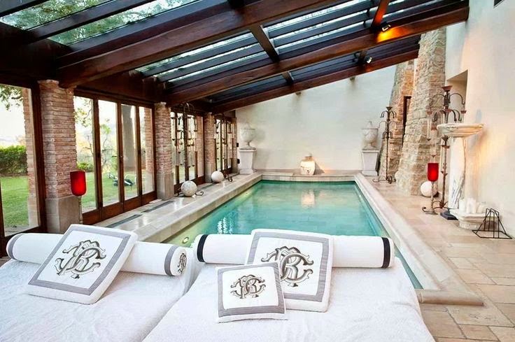 Fotos de piscinas interiores - Colores en Casa