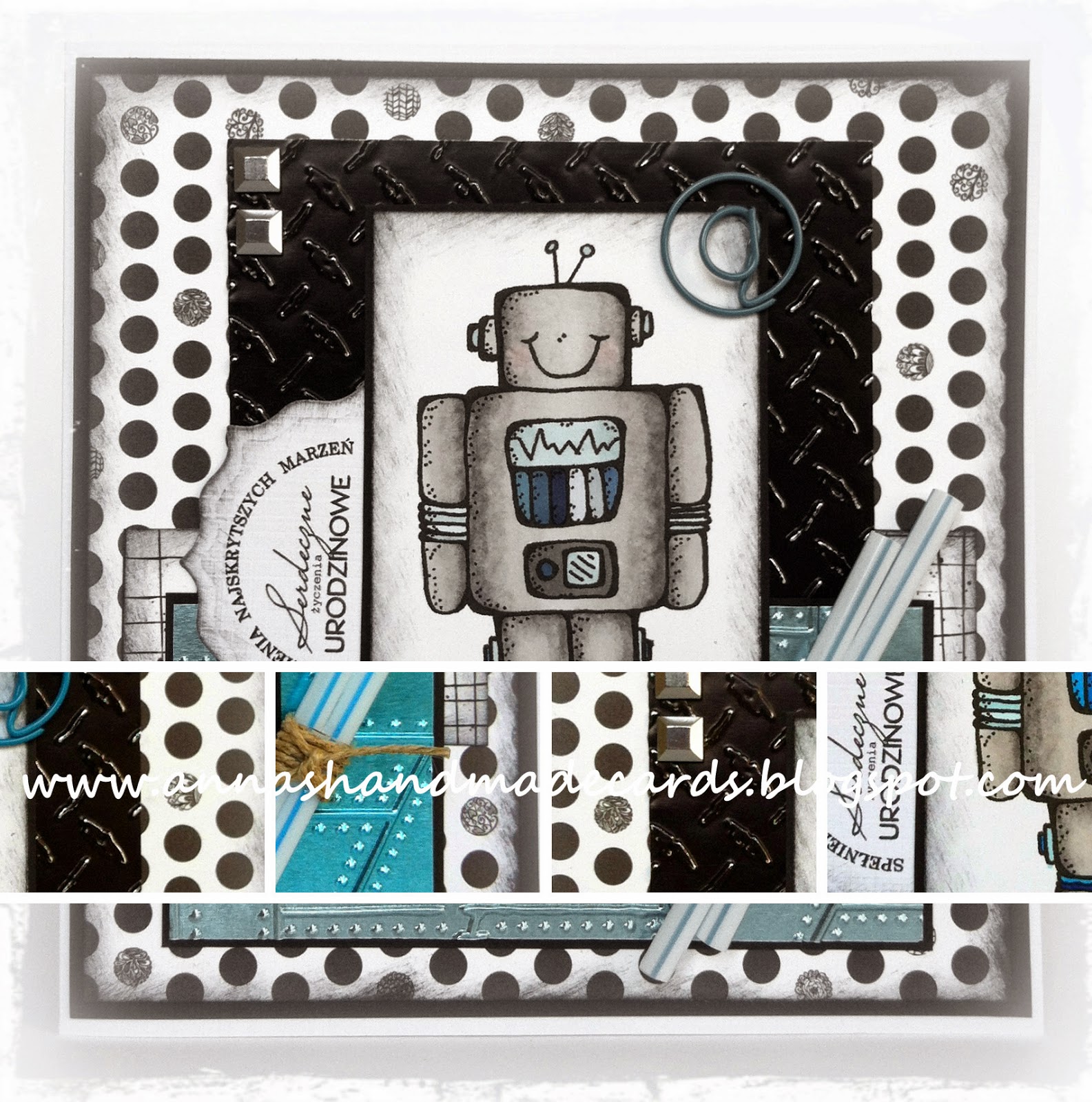 Anna's Handmade Cards: How to: do the robot dance
