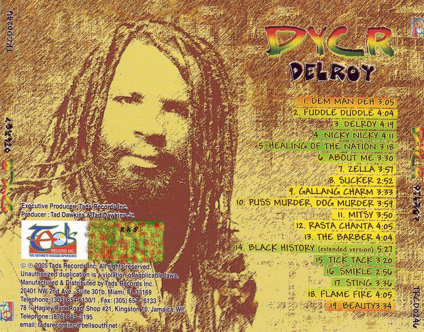 Compartilhando Reggae: DYCR - Delroy (2005)