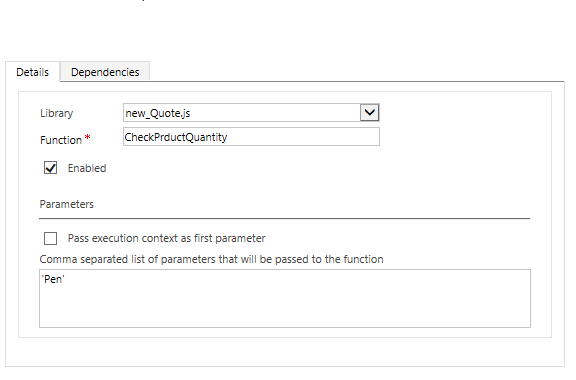 MS CRM Customization: Minimum product quantity required when creating ...