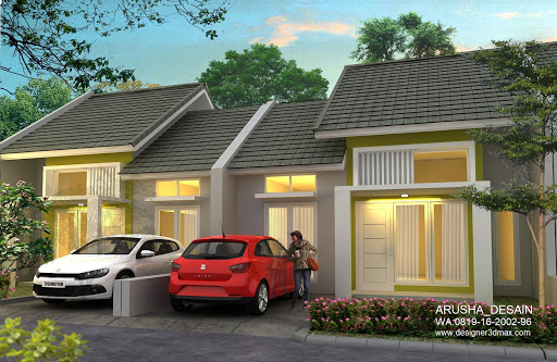 Desain Paket Lengkap IMB Rumah Arsitektur Interior Design - ARUSHA 3D ...