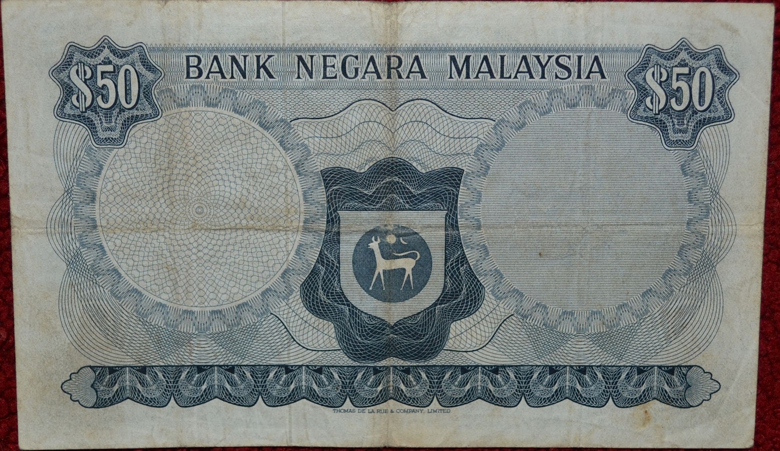 Galeri Sha Banknote: WANG KERTAS RM50 SIRI PERTAMA 1967