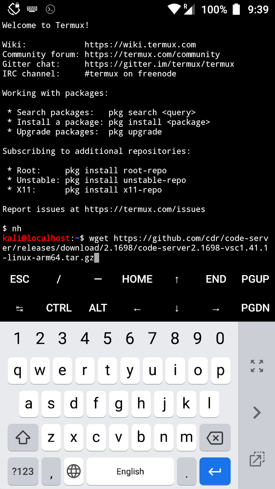 How To Install VSCODE On Android Mobile | Vscode Run Kali Linux Android Without Root