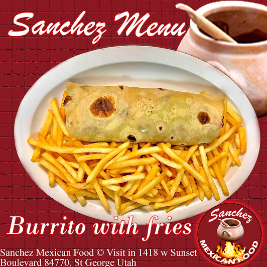 Menu ~ Sanchez Mexican Food