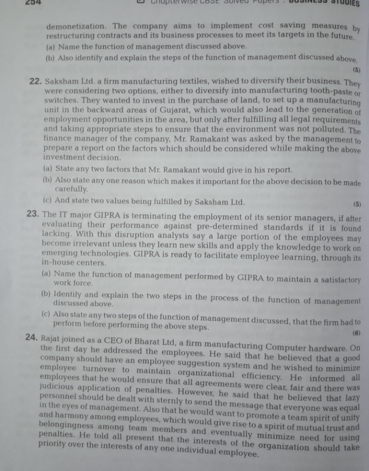 BST SAMPLE PAPER FOR CLASS 12 - FREE CONTENT