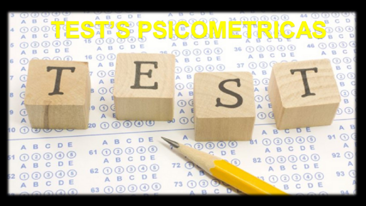 TEST PSICOMETRICAS