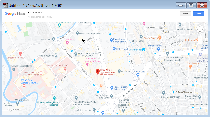 Menyimpan Gambar Peta Dari Google Maps Dan Membuat Gambar Peta Tampil ...