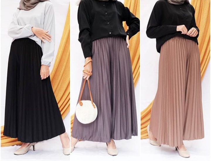 Model Celana Kulot Kekinian Dan Terbaik 2020 - Model Baju Korea