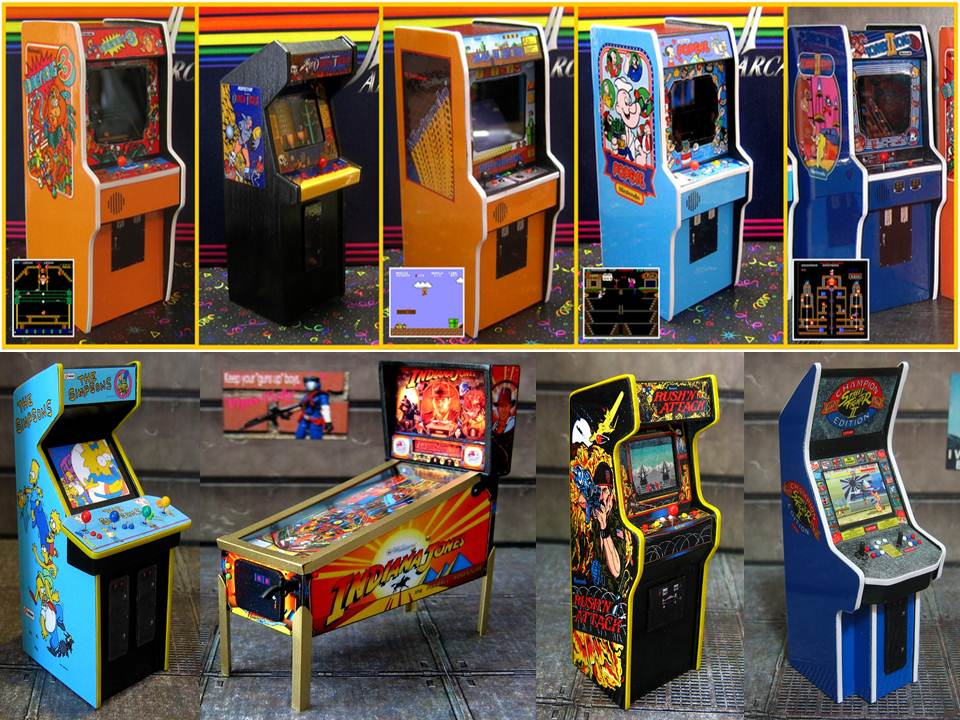 The Toy Box: Justin Whitlock's Custom Arcade Cabinet Models