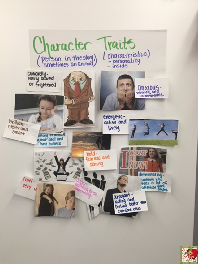 An Apple For The Teacher: Character Trait Vocabulary Lesson