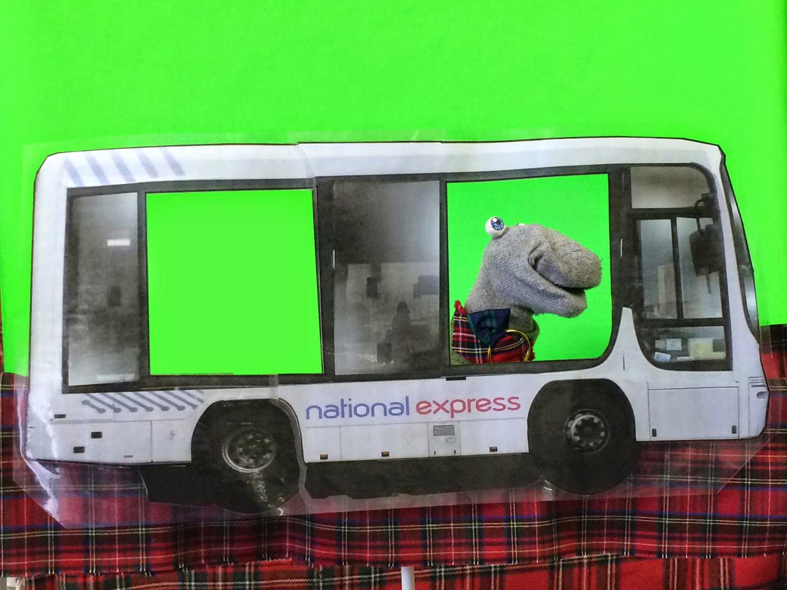 Kev F comic art: Hats, buses and laminator - new props aplenty