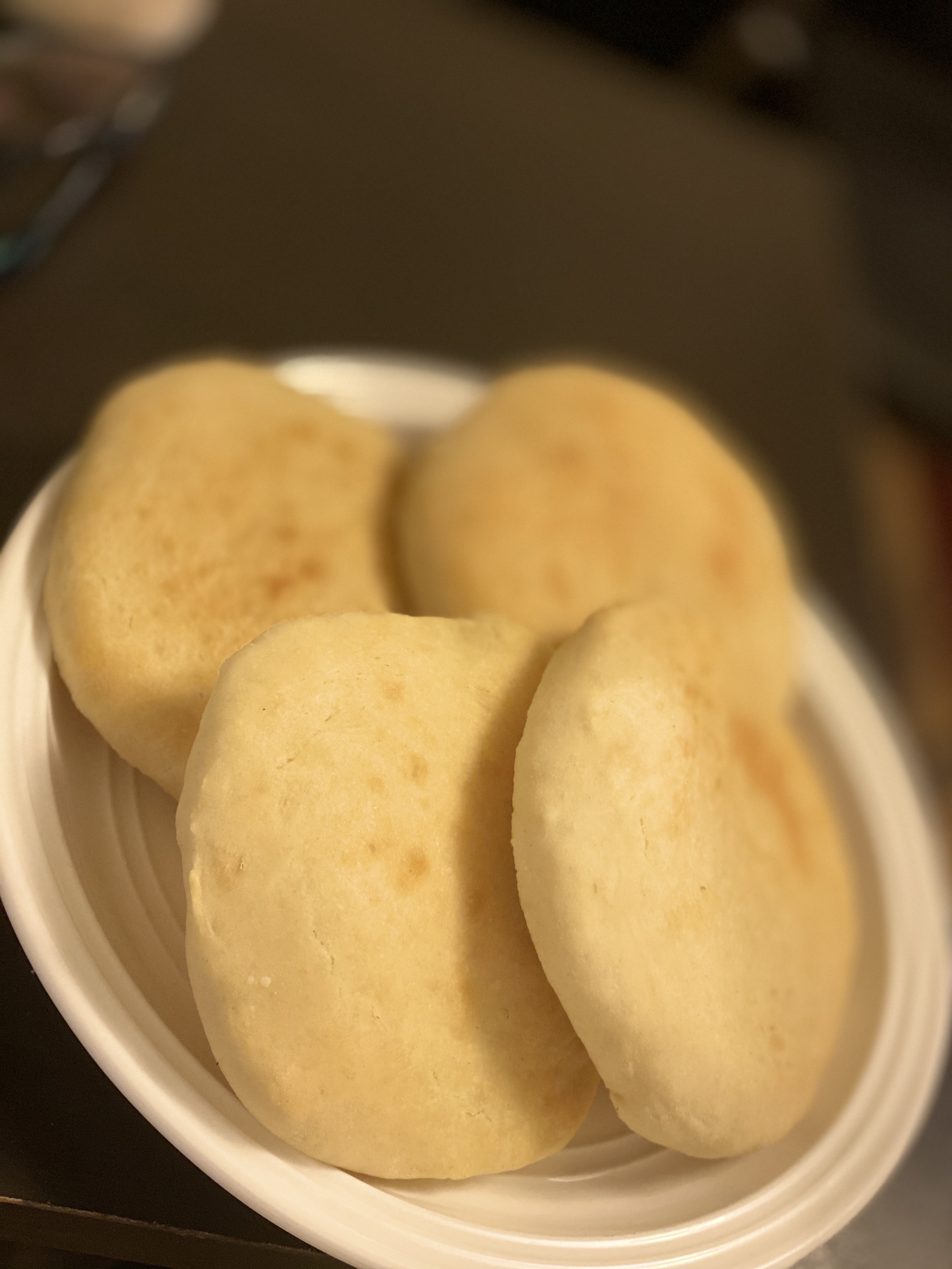 Homemade Pita Pockets/ Kulcha bread