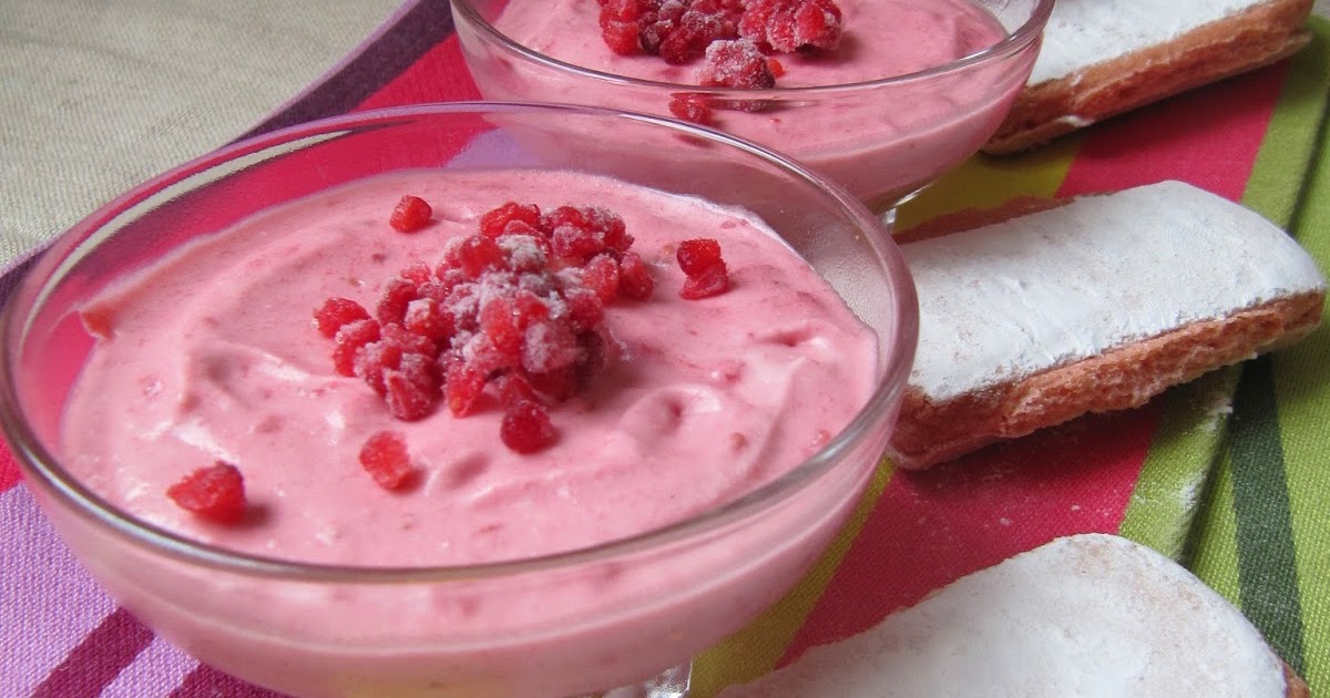 La cuisine d'ici et d'ISCA: Mousse à la framboise