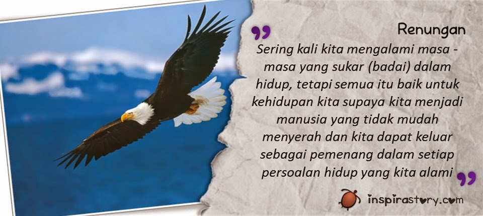 TANTANGAN HIDUP MANUSIA DIGAMBARKAN PADA KEHIDUPAN RAJAWALI ...