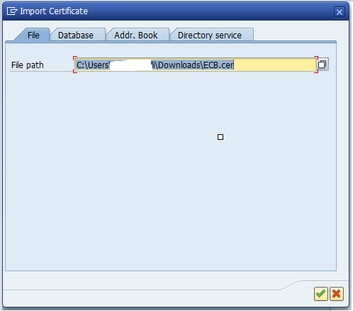SAP ABAP Central: Adding Website Public Certificates to ABAP Stack