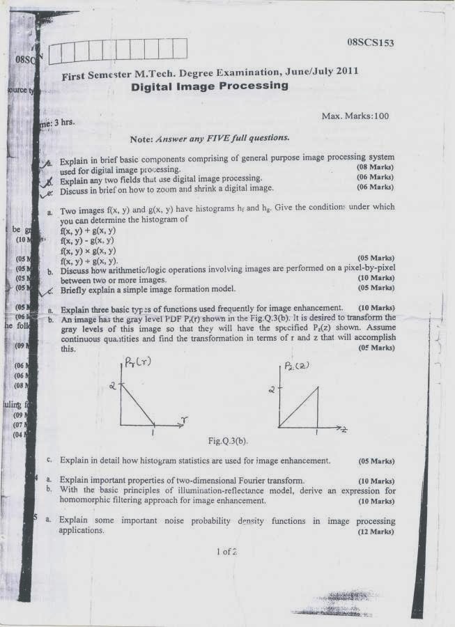 B.E-M.Tech(CSE): Advances in Digital Image Processing Question Paper ...