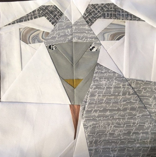 KOHATU Patterns: Paper Pieced Goat Pattern for the Farm Animal Quilt Along.