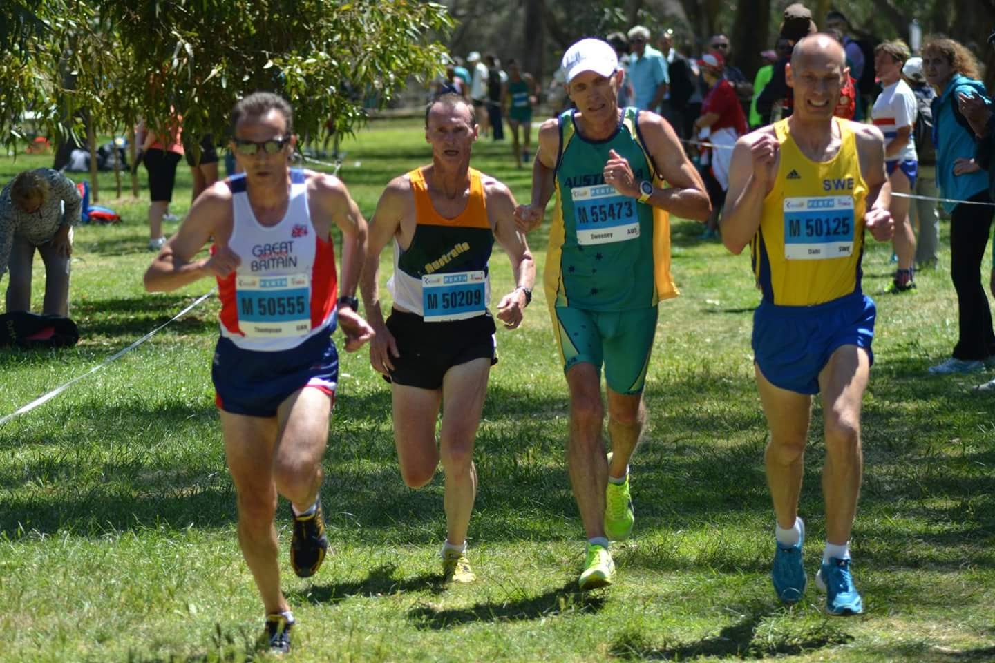 running masters: World Masters Athletics Championships Perth 8km XC M55 1st
