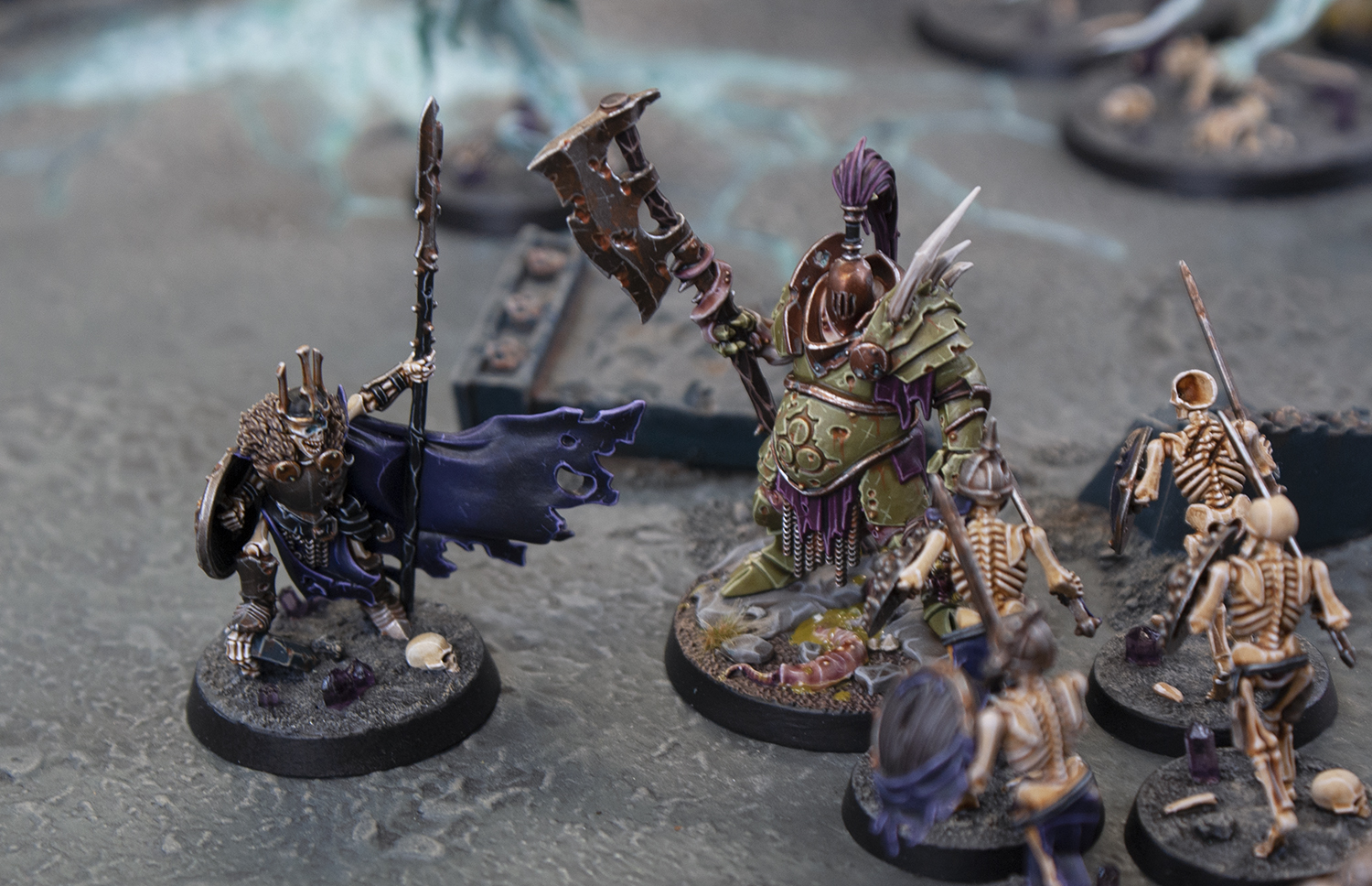 Mengel Miniatures: Battle Report: Legions of Nagash vs Maggotkin of Nurgle