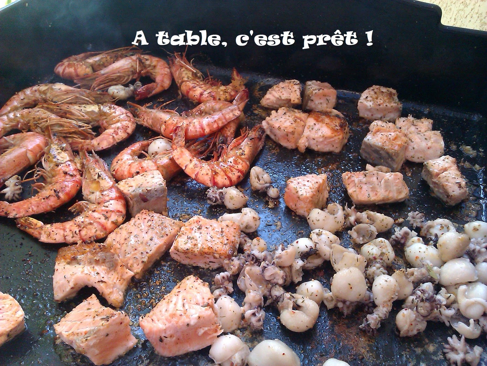 à table, c'est prêt !: Parillada... ou quelque chose comme ça