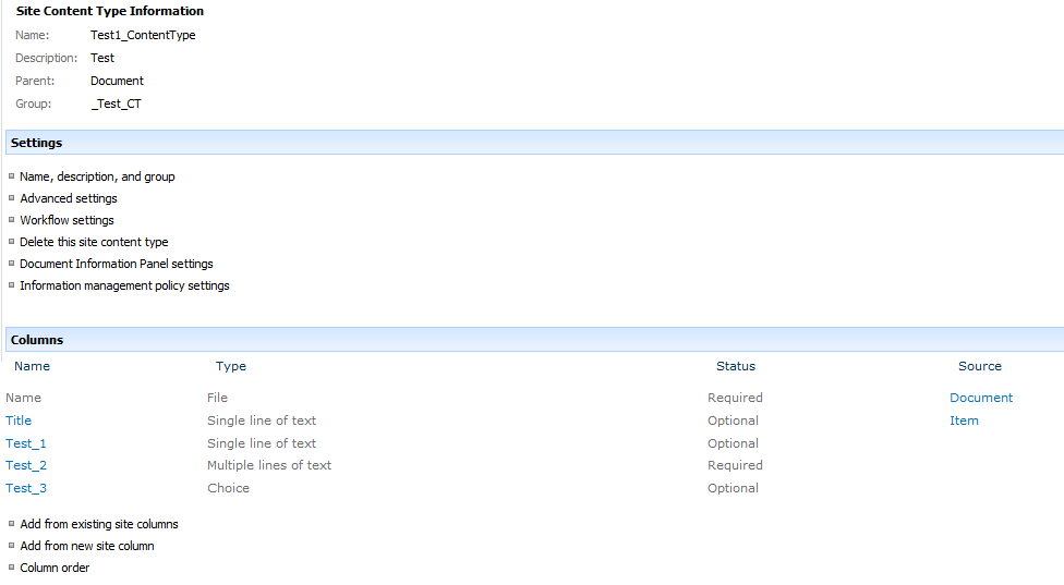 My Experience With Sharepoint 2010 Powershell Script To Create Content Types