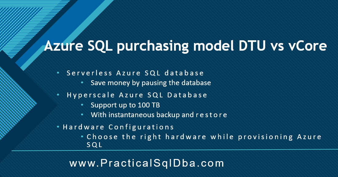 Solutions With Practical SQL DBA Stairway To Microsoft Azure SQL Database Part 3 Purchase Solutions With Practical SQL DBA Stairway To Microsoft Azure SQL Database Part 3 Purchase