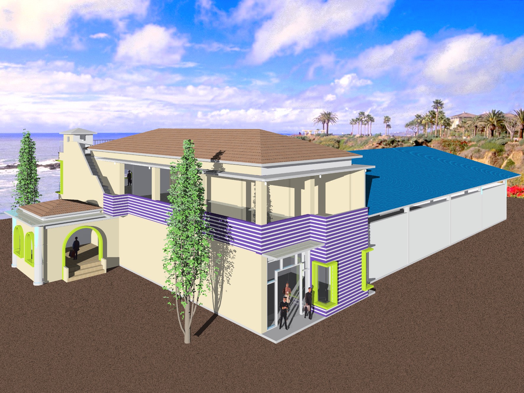 HCDspeedyard: Contoh Produk Revit Building Exterior