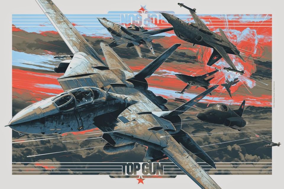 The Geeky Nerfherder: Cool Art: 'Top Gun' by Grzegorz Domaradzki (Gabz)