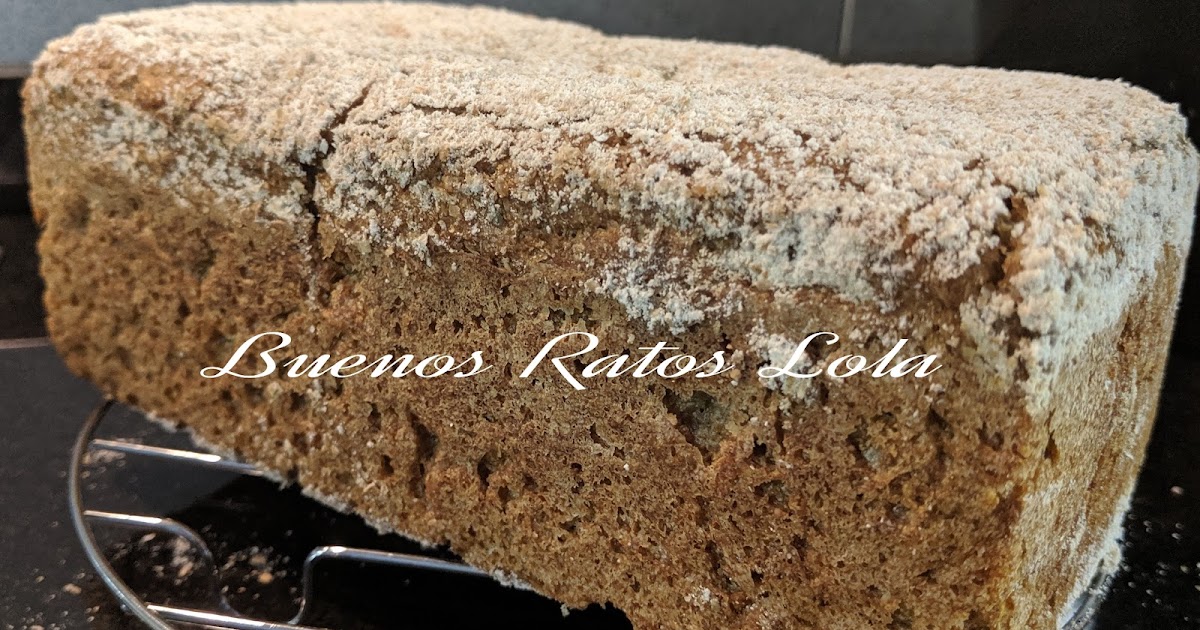 Pan de centeno 100% integral, en panificadora. | BUENOS RATOS LOLA