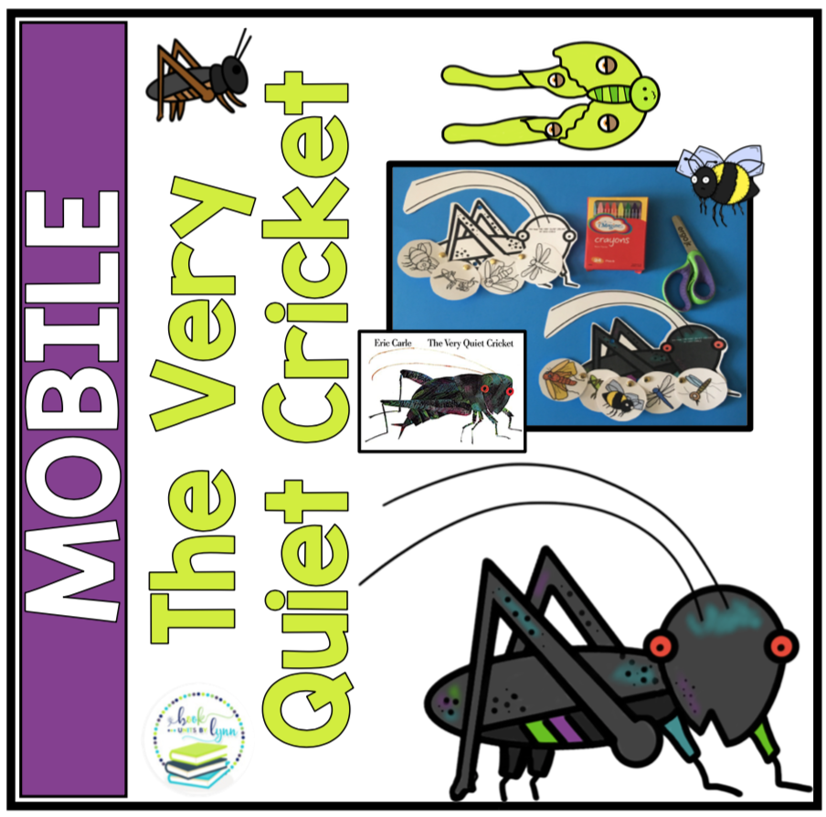 THE VERY QUIET CRICKET MOBILE/CRAFT ~ Book Units by Lynn