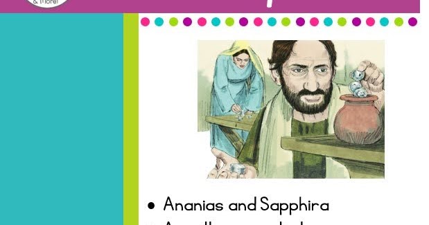 Acts Chapter 5 | Bible Fun For Kids