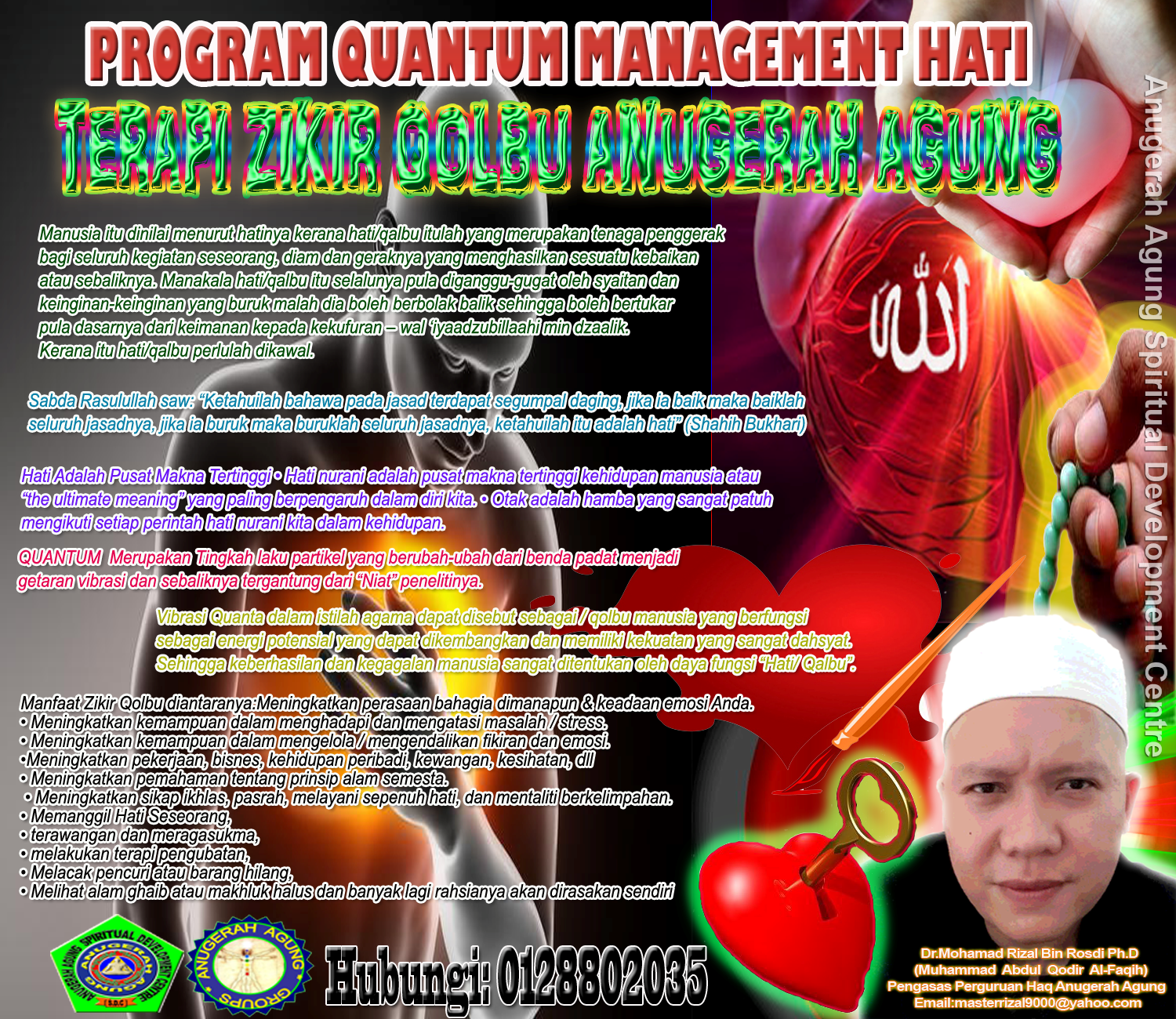 PROGRAM QUANTUM MANAGEMENT HATI TERAPI ZIKIR QALBU ANUGERAH AGUNG