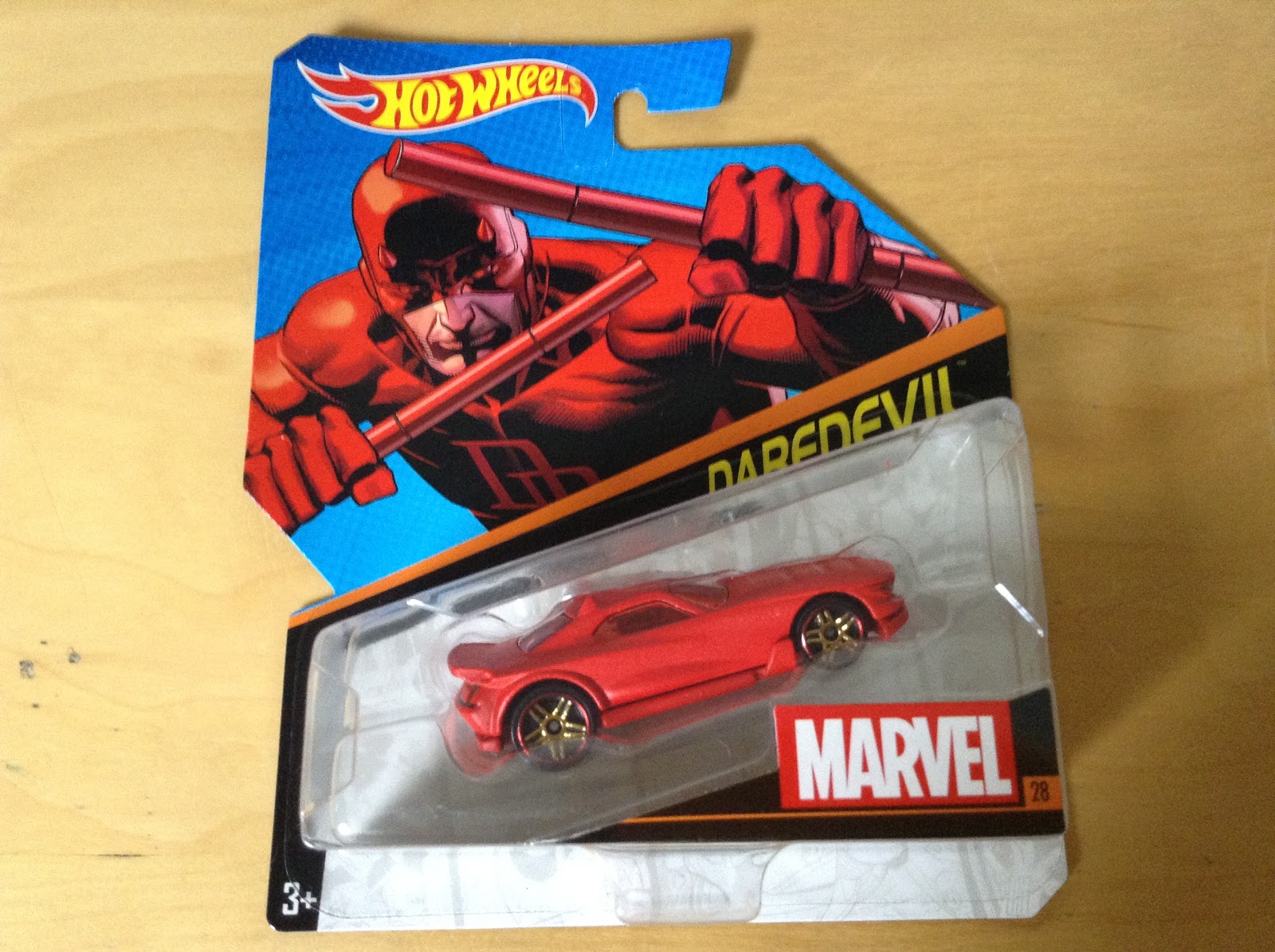 JULIAN'S HOT WHEELS BLOG: Daredevil (2016 Marvel Character Car)